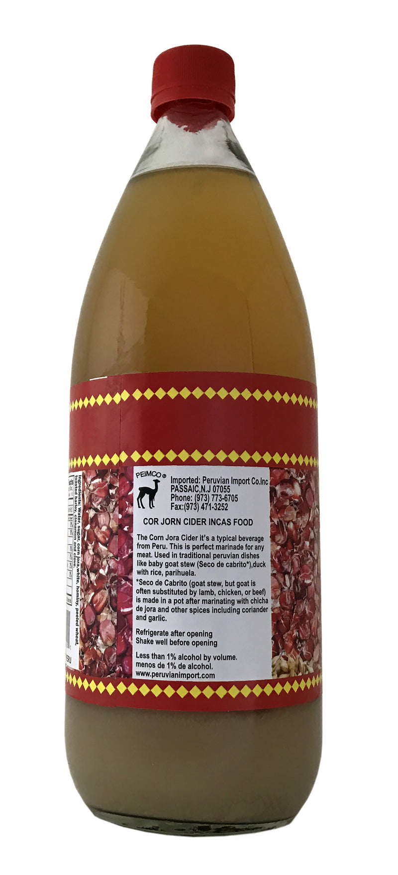 Inca's Food Chicha de Jora 32 Fl.oz - Kosmos Peru - Kosmos Peru