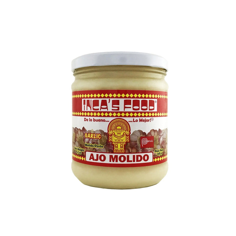 Pasta de ajo Ajo de Inca's Food 15.7 oz. - Kosmos Perú - Kosmos Peru
